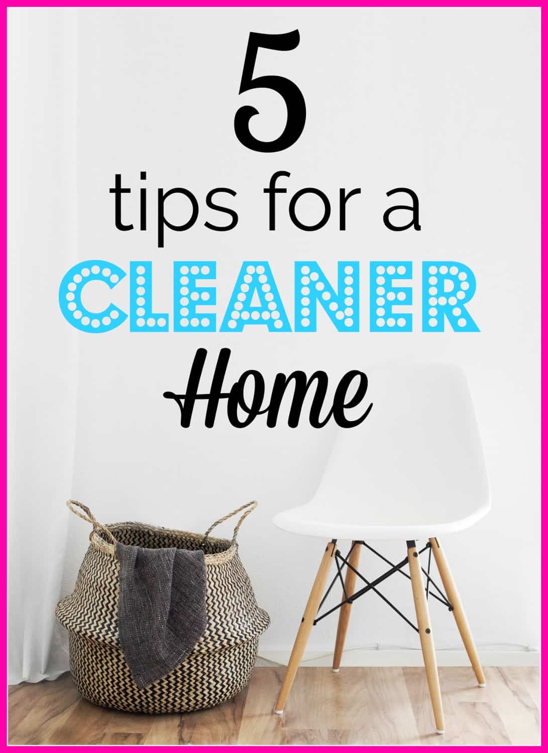 Cleaner Home Pinterest - Organization Obsessed