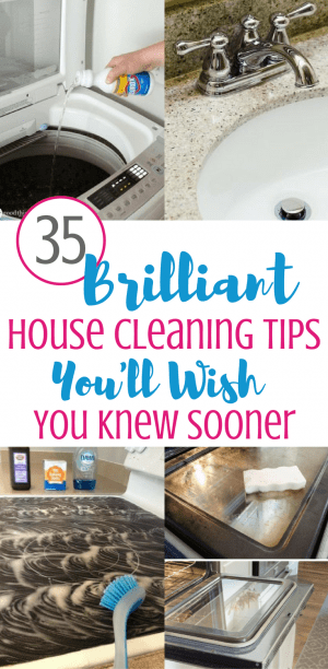 35 Brilliant House Cleaning Tips - Organization Obsessed