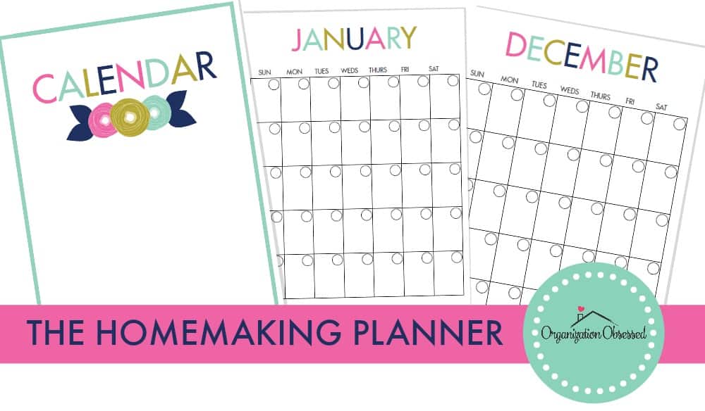 Calendar blog image - Organization Obsessed