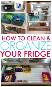 How To Clean and Organize Your Fridge - Organization Obsessed