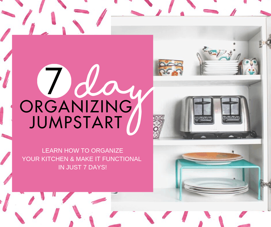 7 DAY ORGANIZING JUMPSTART - Organization Obsessed
