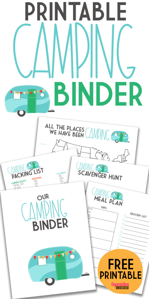 Free Camping Printables - Organization Obsessed