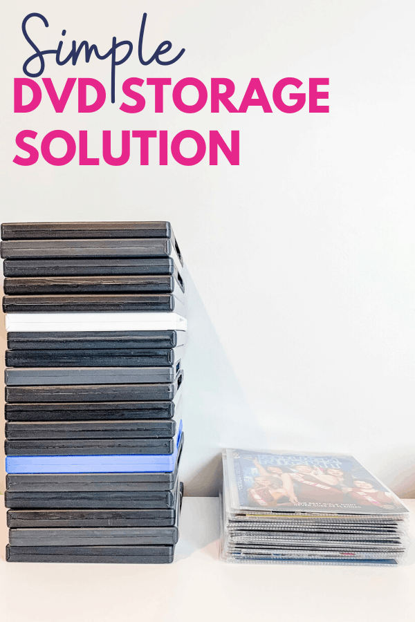 DVD Storage Idea for a Clutter Free Entertainment Center - Organization ...