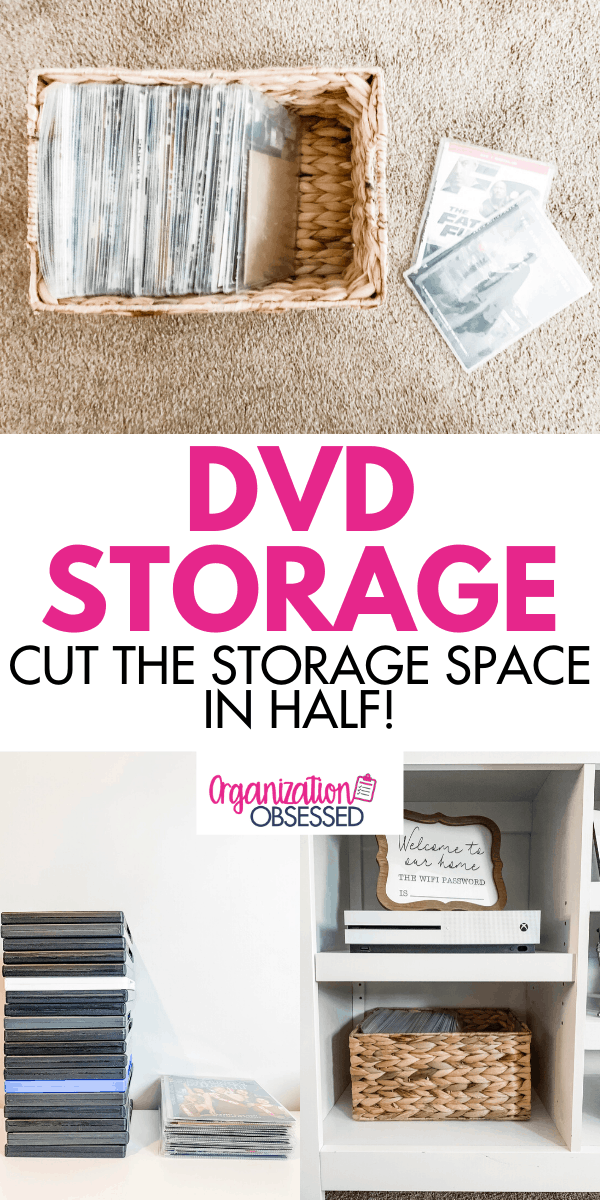 DVD Storage Idea for a Clutter Free Entertainment Center - Organization ...