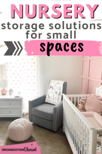 Baby Storage Ideas for Small Spaces - Organization Obsessed