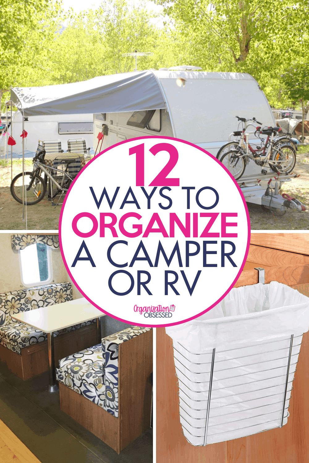 12 Brilliant Ways To Organize Your Camper or RV - Organization Obsessed