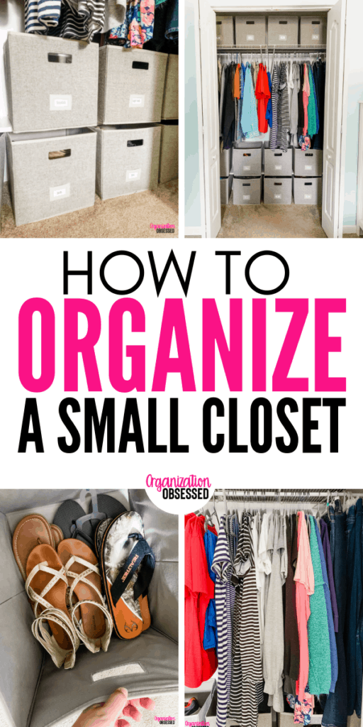 Organizing A Small Bedroom Closet Organization Obsessed