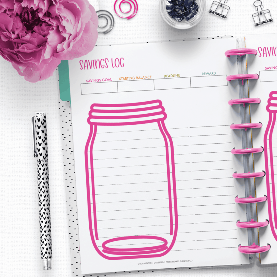 Free Printable Savings Planner - Organization Obsessed Free Printable Savings Planner - Organization Obsessed