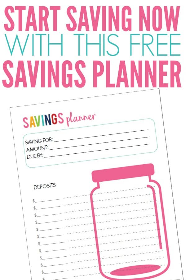 SAVINGS TRACKER PIN 2 - Organization Obsessed SAVINGS TRACKER PIN 2 - Organization Obsessed