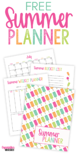 Free Summer Planner Printable - Organization Obsessed
