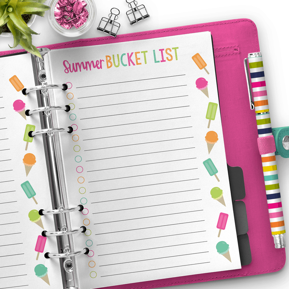 Free Summer Planner Printable - Organization Obsessed