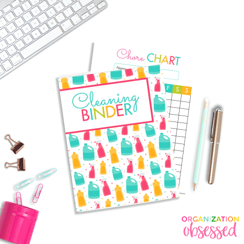 Take Control Of Your Home With A Cleaning Binder - Organization Obsessed