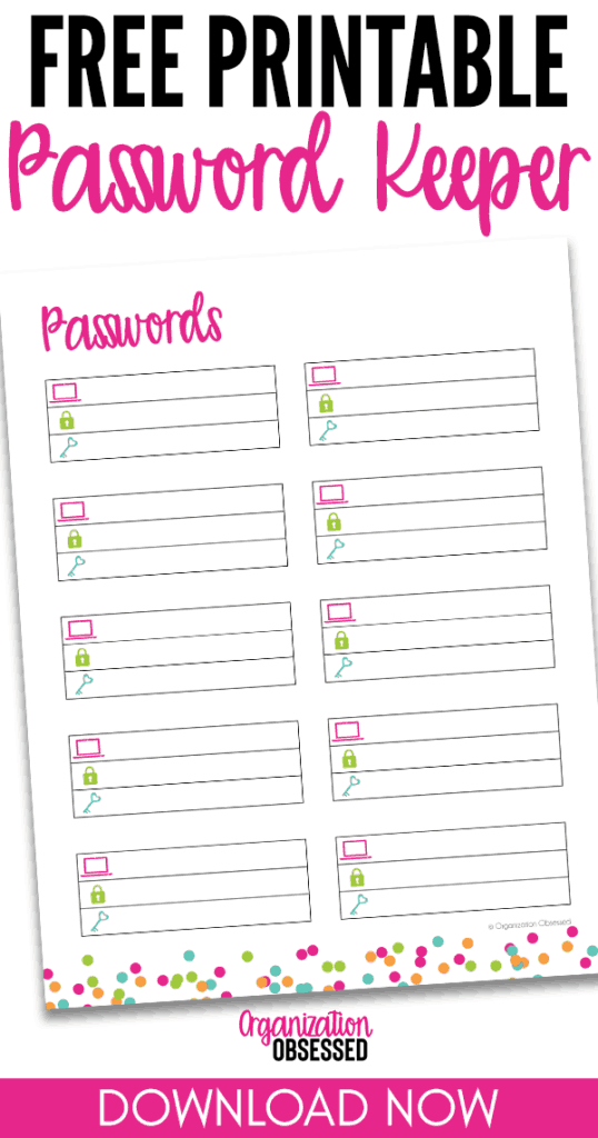 free-printable-password-keeper-pin-2 - Organization Obsessed