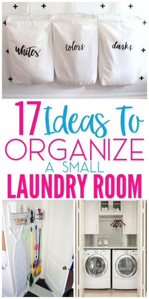 17 Small Laundry Room Organization Ideas - Organization Obsessed